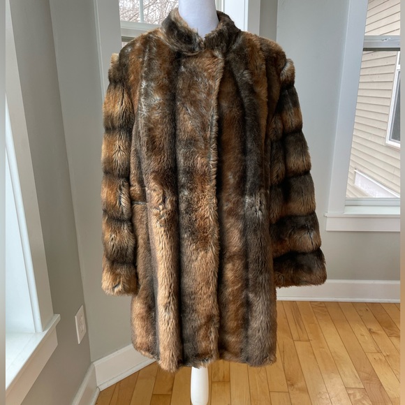 Vintage | Jackets & Coats | Vintage Central Park Zoo Genuine Fur Swing ...
